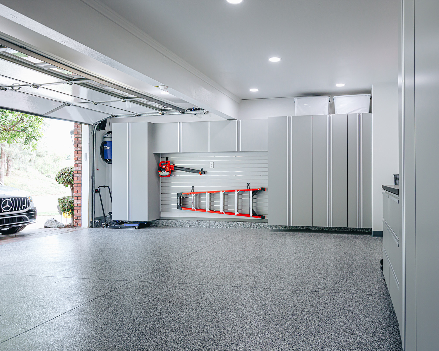 Slatwall Systems - Open Space Garage
